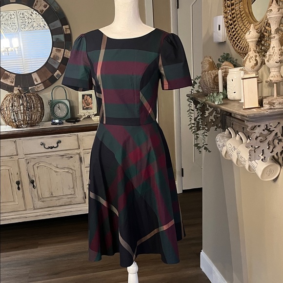 Modcloth | Dresses | Modcloth Plaid Multicolor Dress | Poshmark